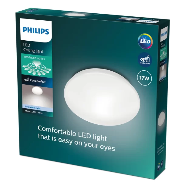 PHILIPS - PLAFON MOIRE LED 17W 4000K - Ferreteria La Llave