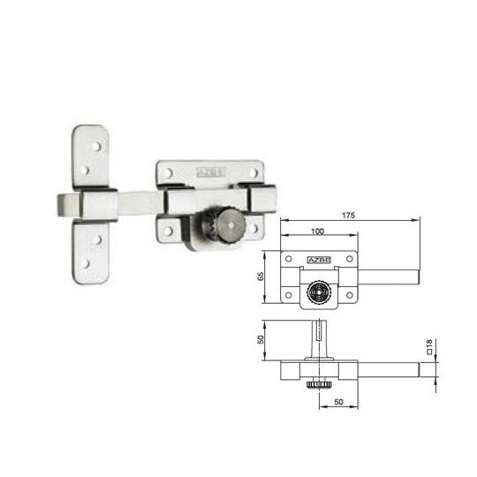 YALE / AZBE - CERRADURA 5 HN - Ferretería La Llave